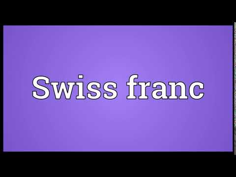Swiss franc Meaning | Wordogram