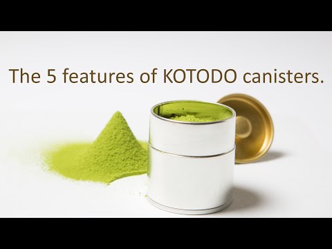The 5 features of KOTODO canisters