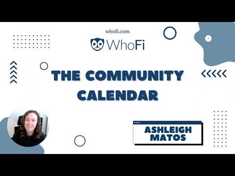 Library Community Calendar and Reports from WhoFi