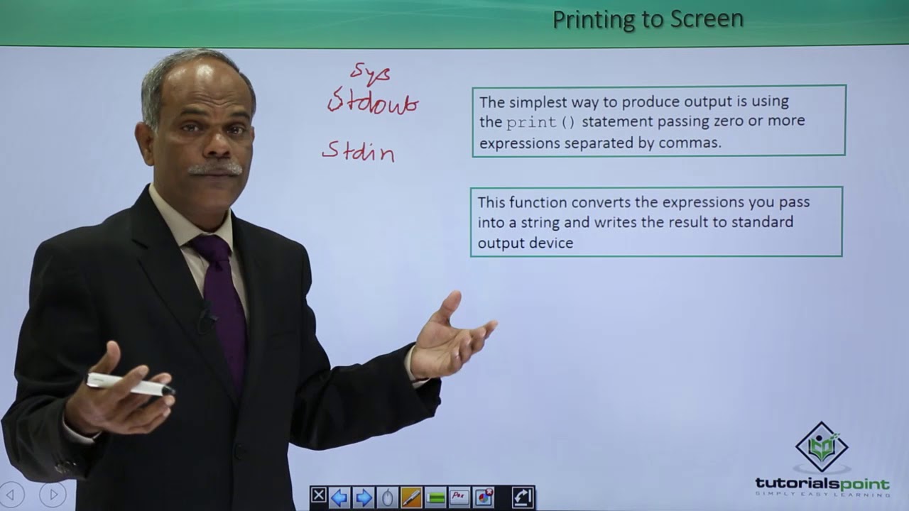 Python - Printing to Screen