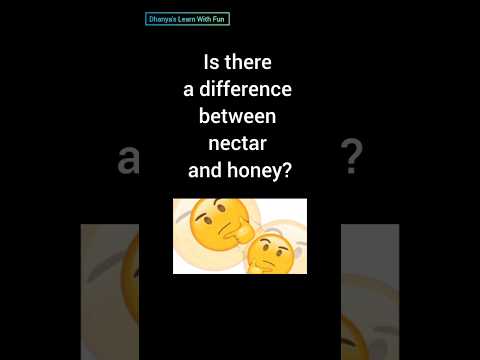 Nectar and Honey??? #facts #nature #meanings #English #vocabulary