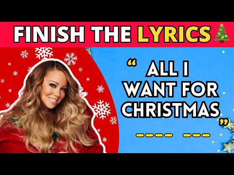 FINISH THE LYRICS ๐ | Only 1% Can Sing All These Christmas Songs ๐
#2023