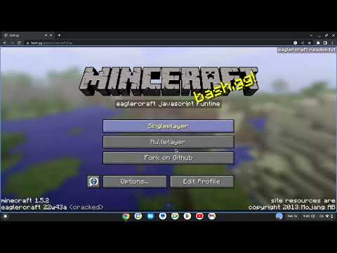How to play Minecraft On Google! Works on School Chromebook!