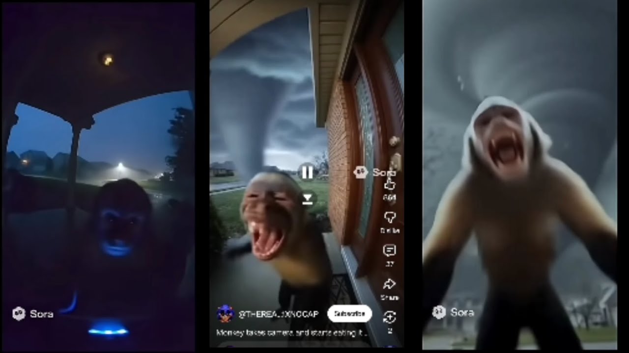 Sora Monkey Tornado Compilation