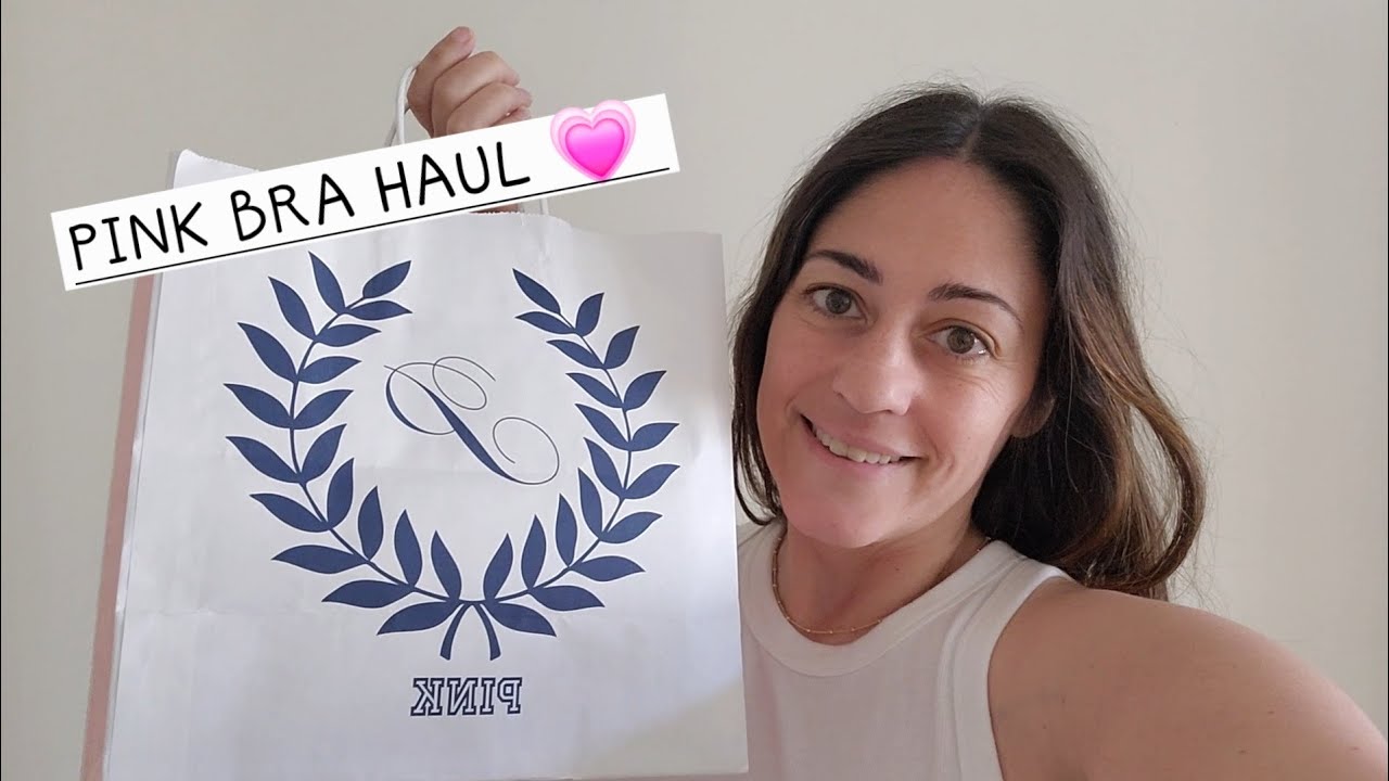 Victoria’s Secret PINK Bra Haul 🩷 Everyday T-Shirt Bra Try On + Fit Review