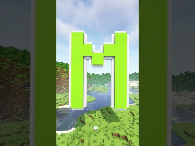 Minecraft English alphabet statue, Free Schematic Minecraft Map