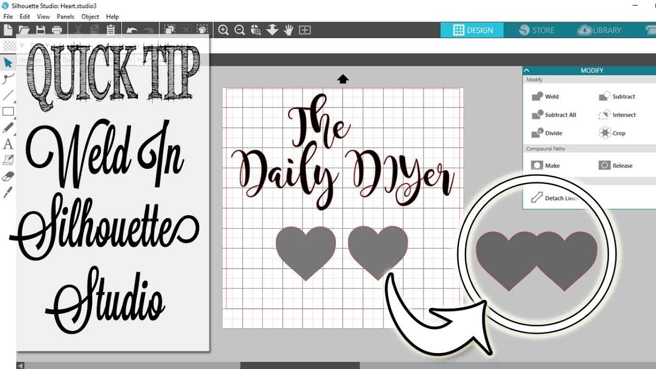 Welding in Silhouette Studio | Quick Tip Tuesday