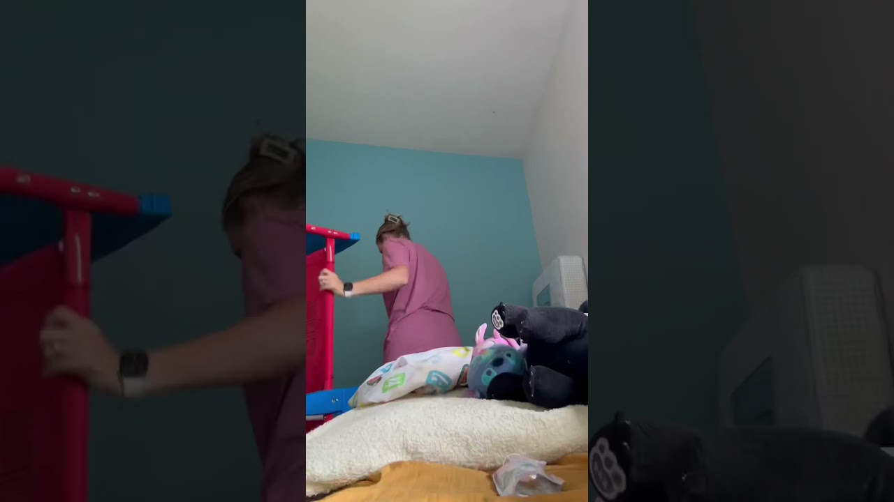 Toddler bed/crib transition! #momof4 #sahm #momlife  #toddlermom #baby
