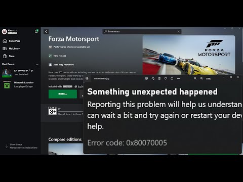 Fix Forza Motorsport Not Installing Error Code 0x80070005 On Xbox App/Microsoft Store PC