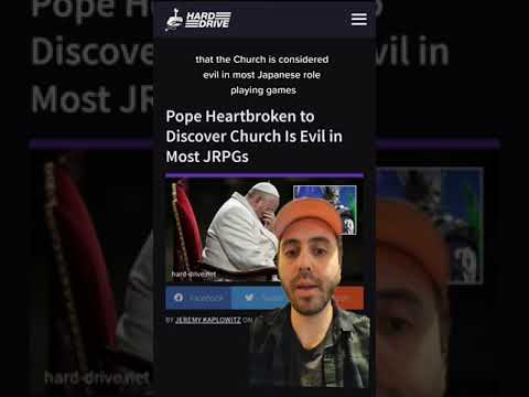 Heartbroken Pope Discovers The Church Is Evil In Most JRPGs