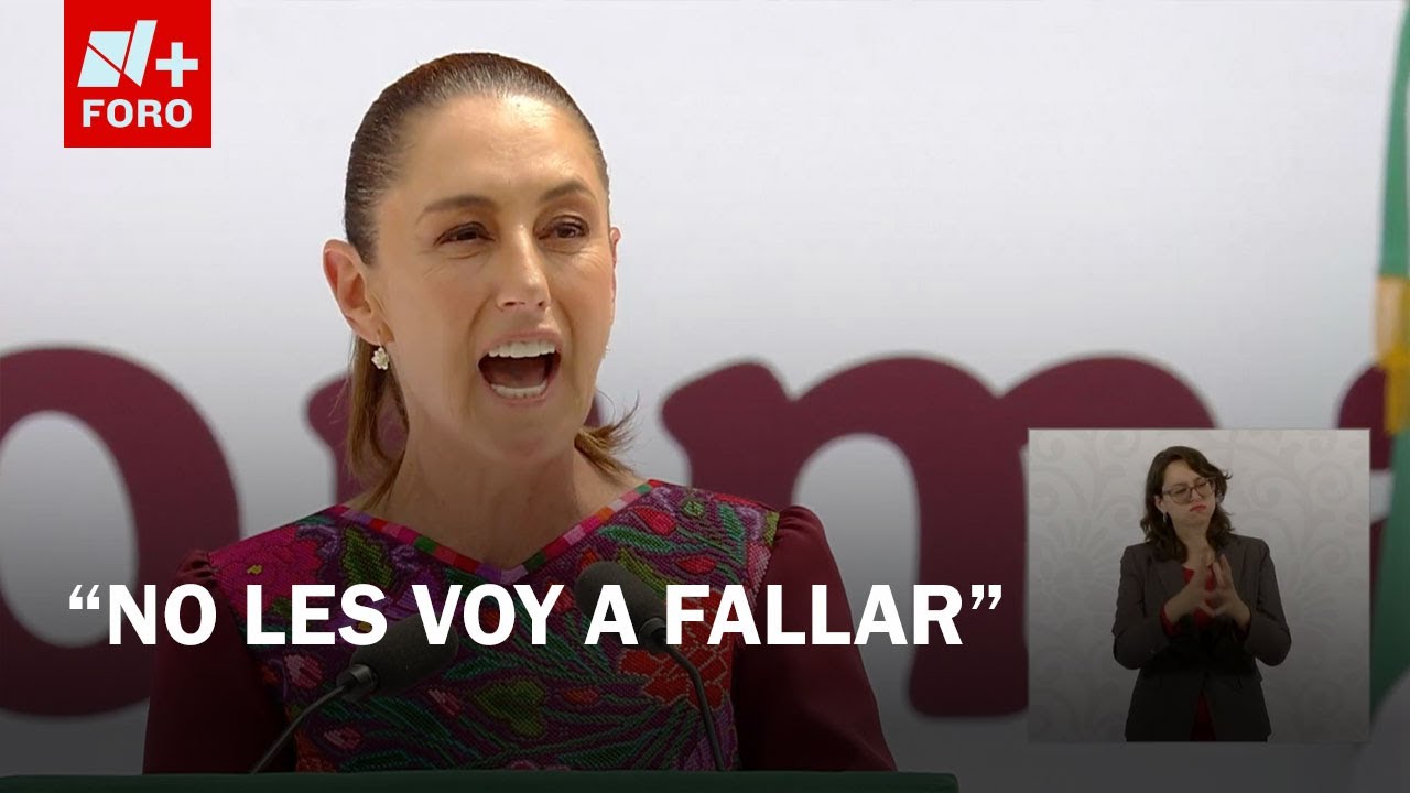 Así concluyó Claudia Sheinbaum su primer informe anual de gobierno - Las Noticias