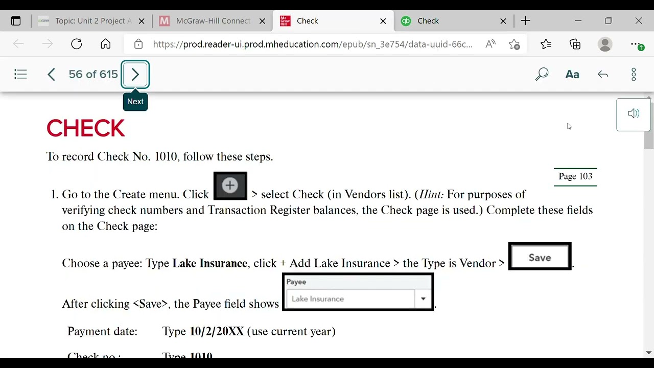 Chapter 3 Beginning Balances and October Transaction Register