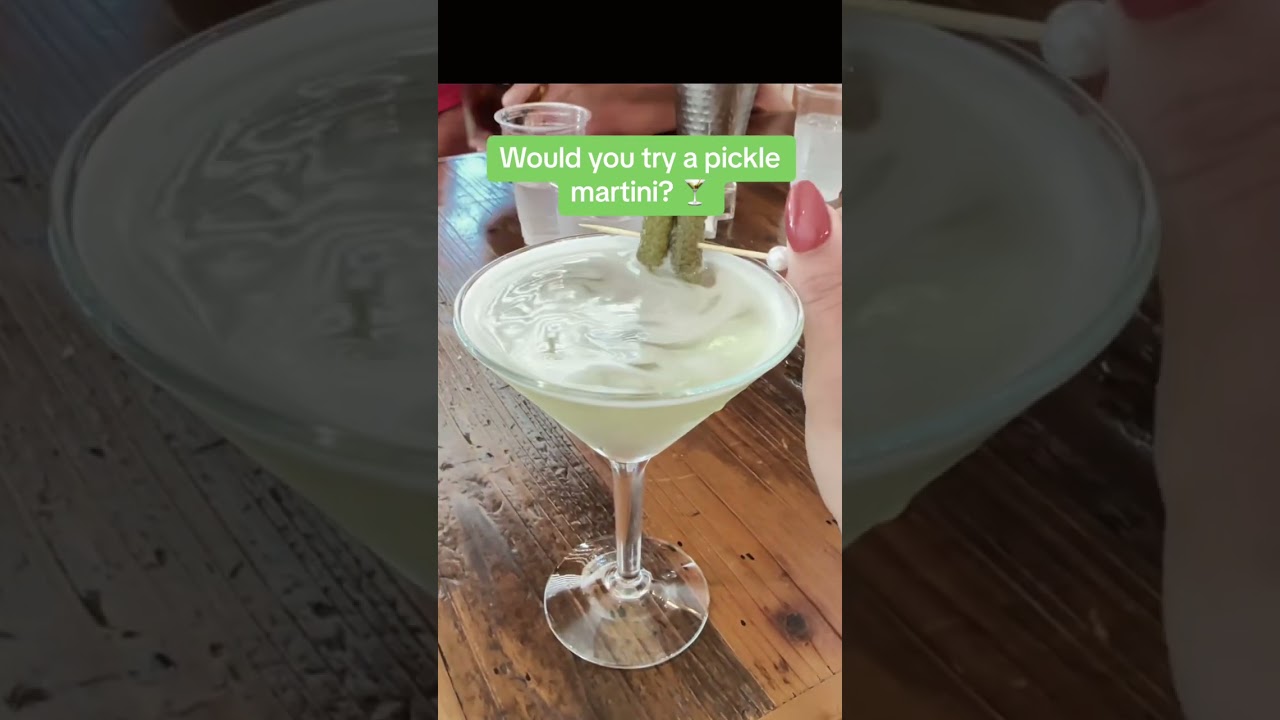 Pickle Lovers!!! Pickle Vodka Martini!