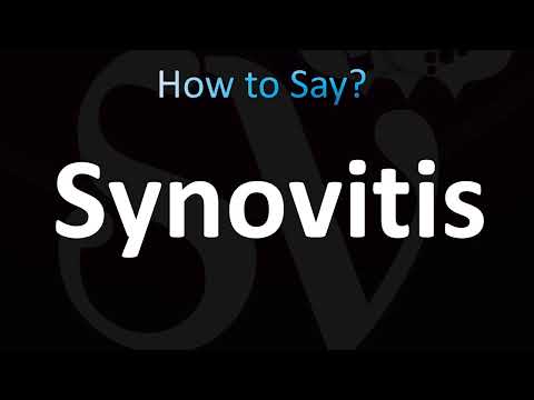 How to Pronounce Synovitis