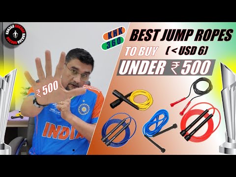 🖐️ BEST JUMP ROPES TO BUY IN INDIA UNDER ₹ 500 / UNDER $6 in 4K✨