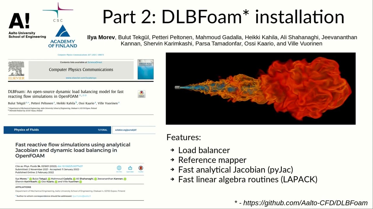 DLBFoam 2: Installation