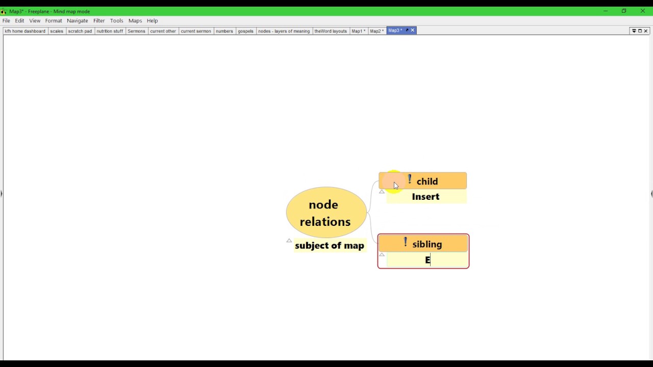 Freeplane - node basics