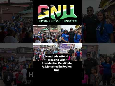 Hundreds Attend Meeting with Presidential Candidate A Mohamed in Region One