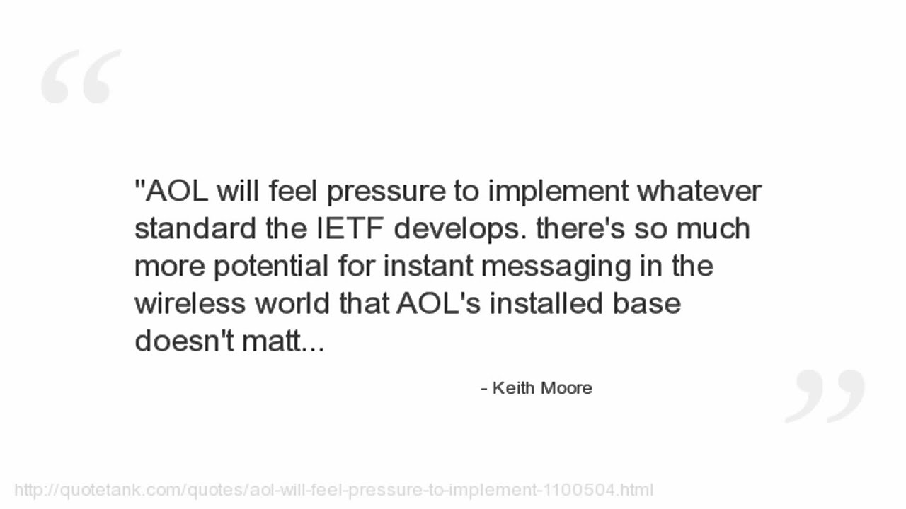 Keith Moore Quotes