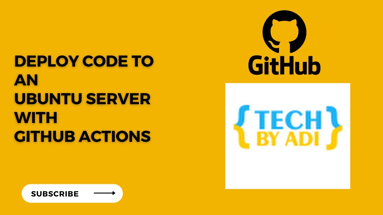 Deploy code to an Ubuntu server with GitHub actions