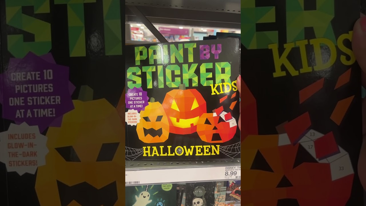 STICKER BOOKS #stickerbooks #paintbysticker #paintbystickers #targetfinds