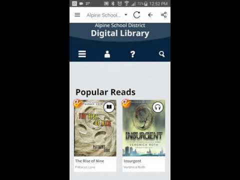 Overdrive, ebooks and audiobook on your device
