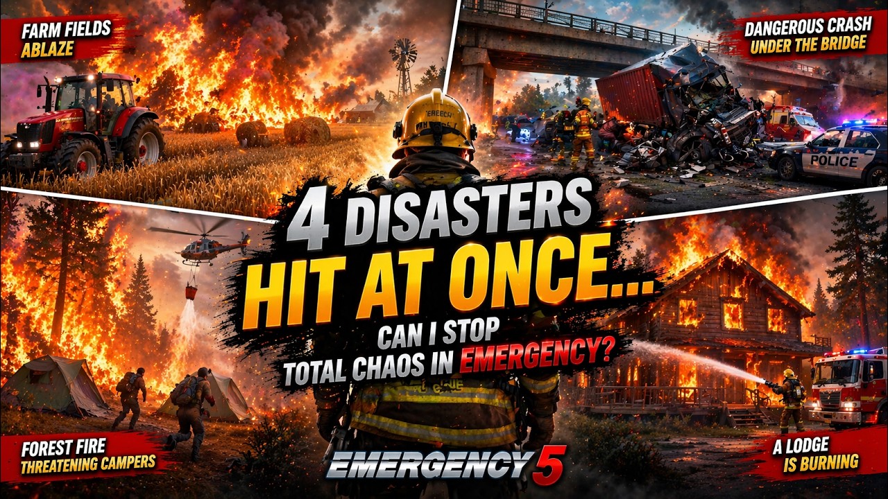 4 Disasters Hit at Once… Can I Stop Total Chaos in Emergency?