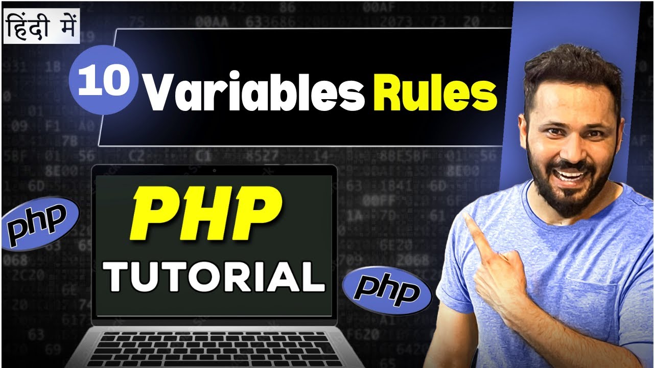 Php Tutorial in Hindi #10 Variable Rules in PHP