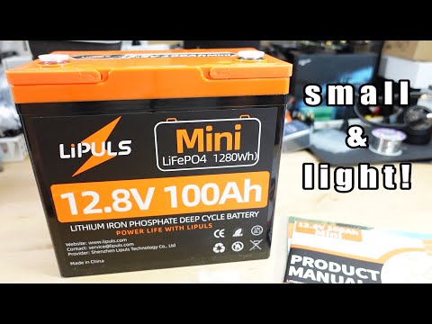 LIPULS 12.8V 100Ah LiFePO4 MINI Battery