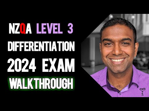 NCEA Level 3 Differentiation 2024 NZQA Exam - Worked Answers