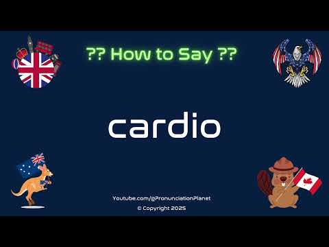 🏃♂️ ❤️ How to Pronounce cardio? (CORRECTLY) | Pronunciation Planet