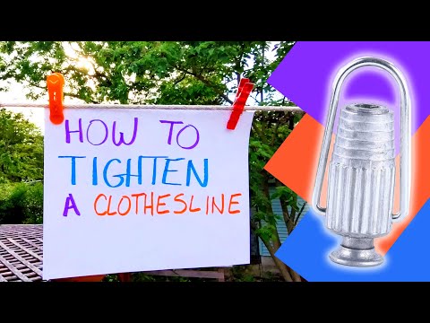 How To Use a Clothesline Tightener