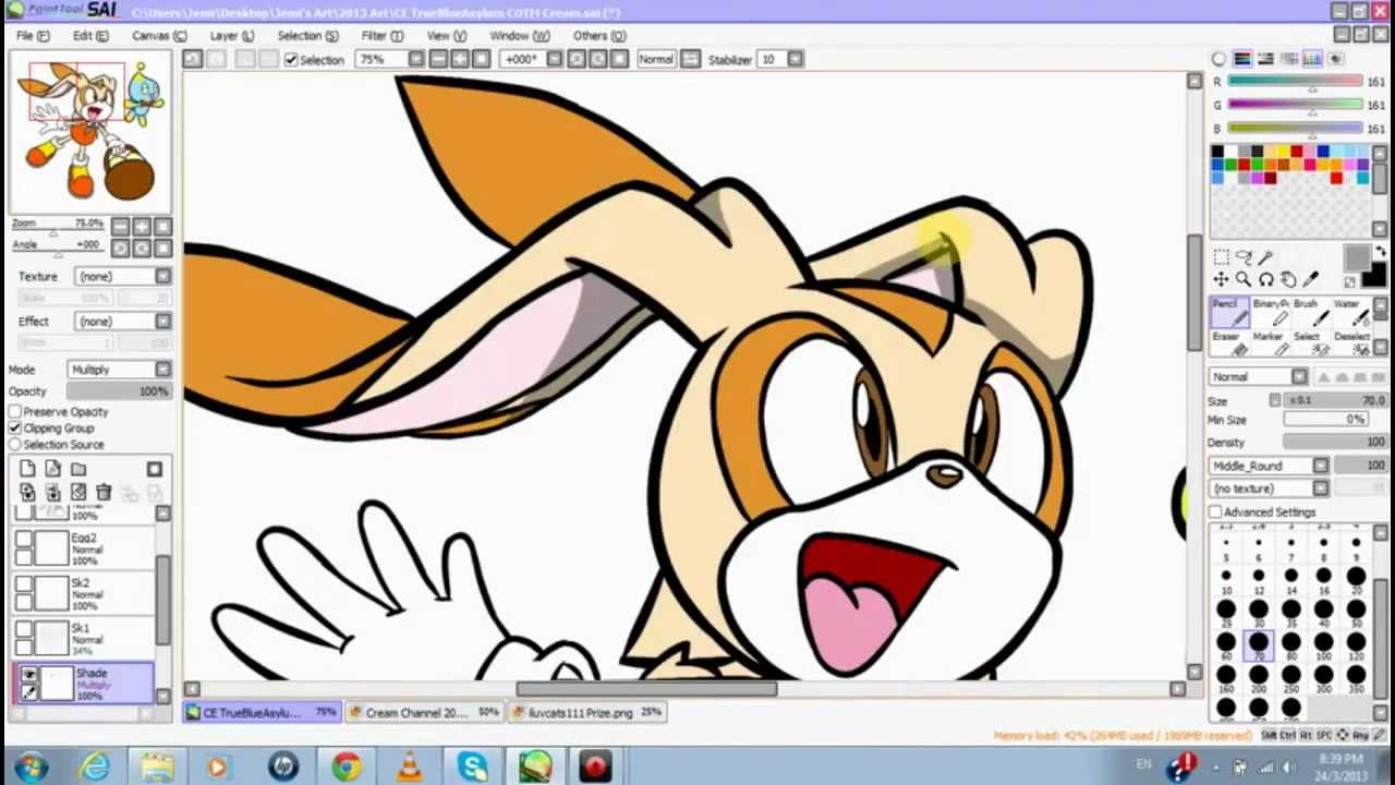 Art Video - Cream the Rabbit