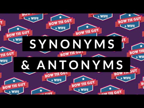 Synonyms and Antonyms - Educational English Language Arts Video for Elementary Students & Kids