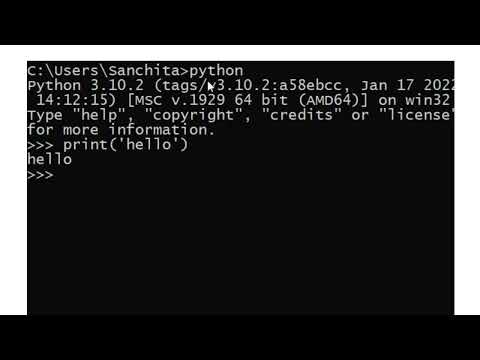 How to run Python commands in Command Prompt?