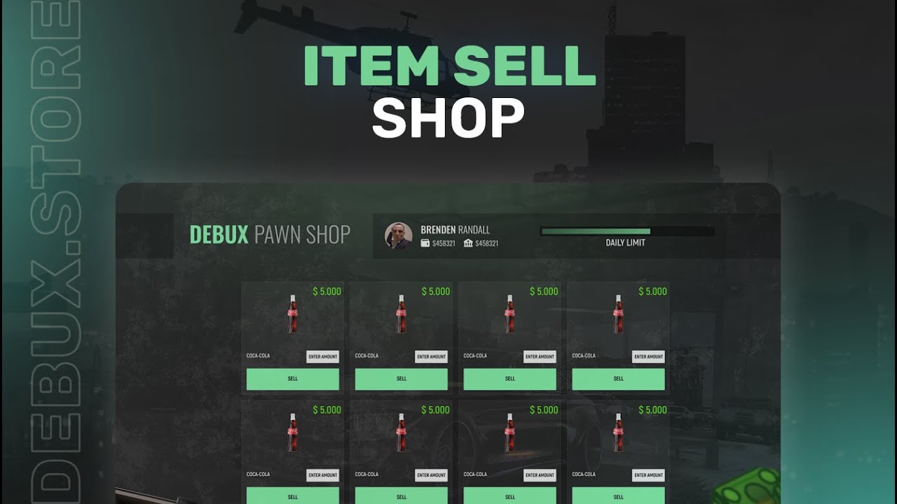 [QB-ESX-OTHER] [PAID] Item Sell Shop (PawnShop) - FiveM Releases - Cfx.re Community