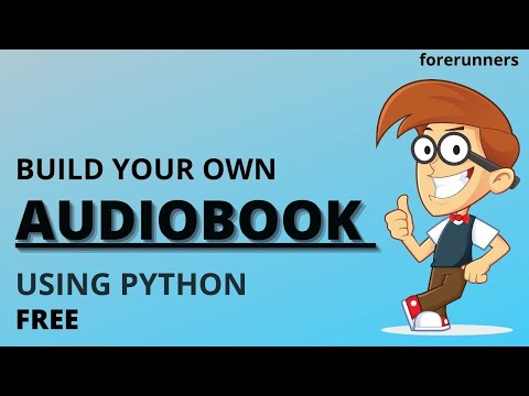 Personalize Audiobook Using Python Free | Text to Speech Conversion | Any Language | 2020