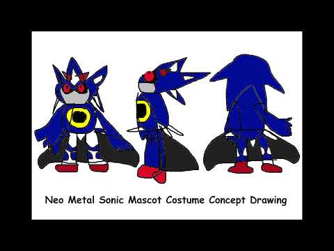 ChaoEmperor's Mascot Costume Concept Drawings #4 Neo Metal Sonic #mascotcostume
