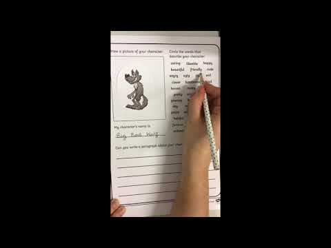 Year 1 English Character Description