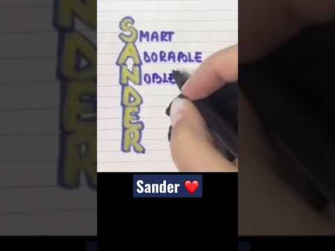 Meaning of the name SANDER #meaning #name #sander