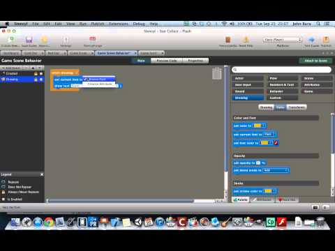 Learn Stencyl Tutorials | Adding text - Mind Luster