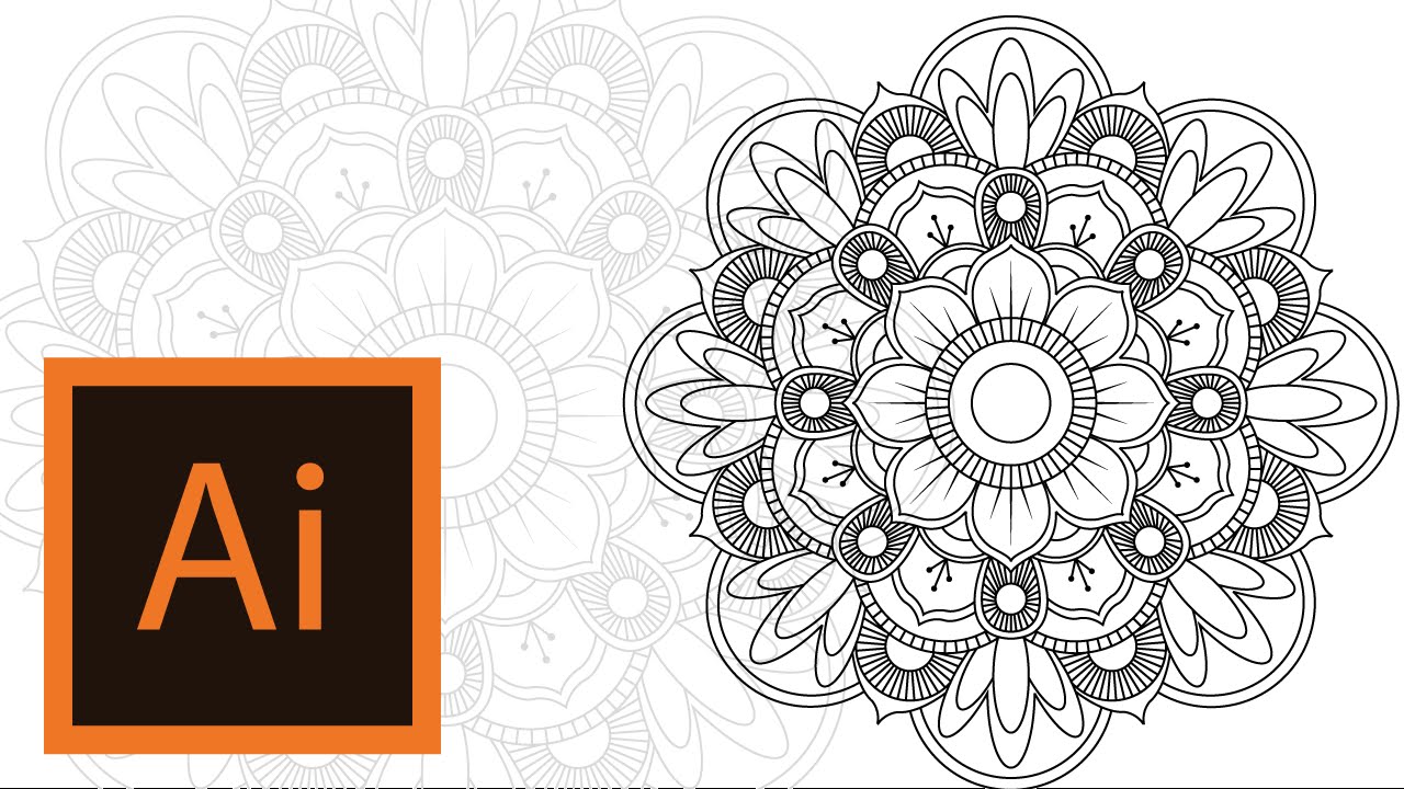 Tutorial Mandala -Illustrator //MANDALA ILLUSTRATOR #3//