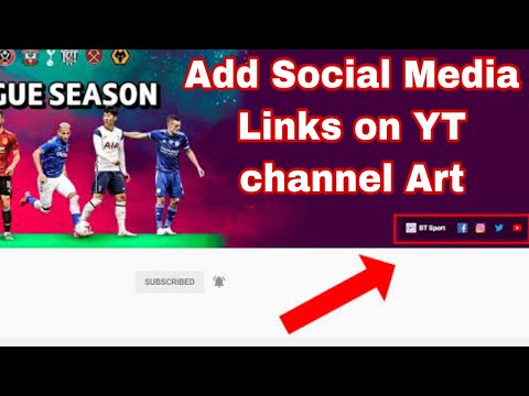 How to Add Links on Your YouTube Channel Art - how to add links to your youtube banner