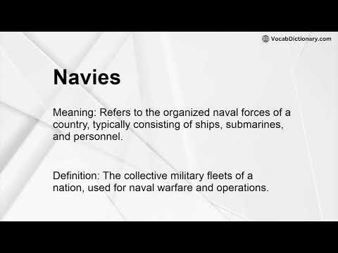 Navies Meaning