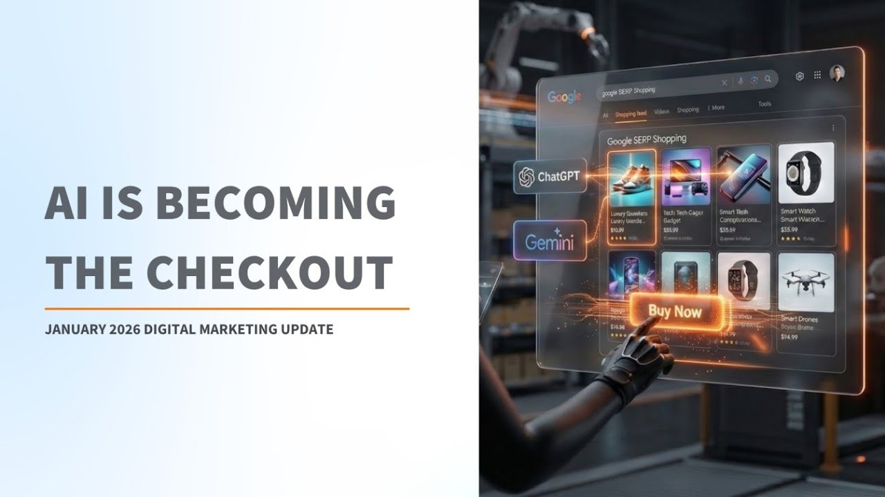 AI Is Becoming the Checkout - January 2026 Digital Marketing Update | Loop Digital