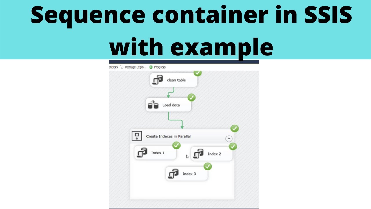 20 Sequence container in SSIS example