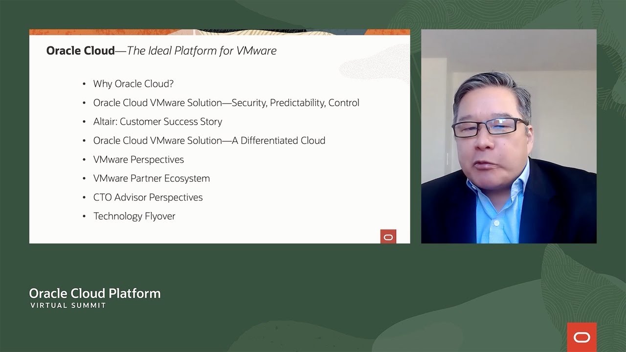 Oracle Cloud: The ideal platform for VMware - full program