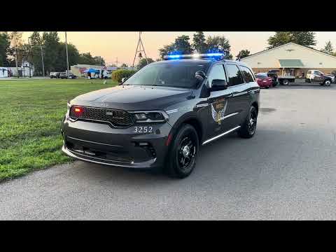OSHP 2024 Dodge Durango siren demo including Rumbler