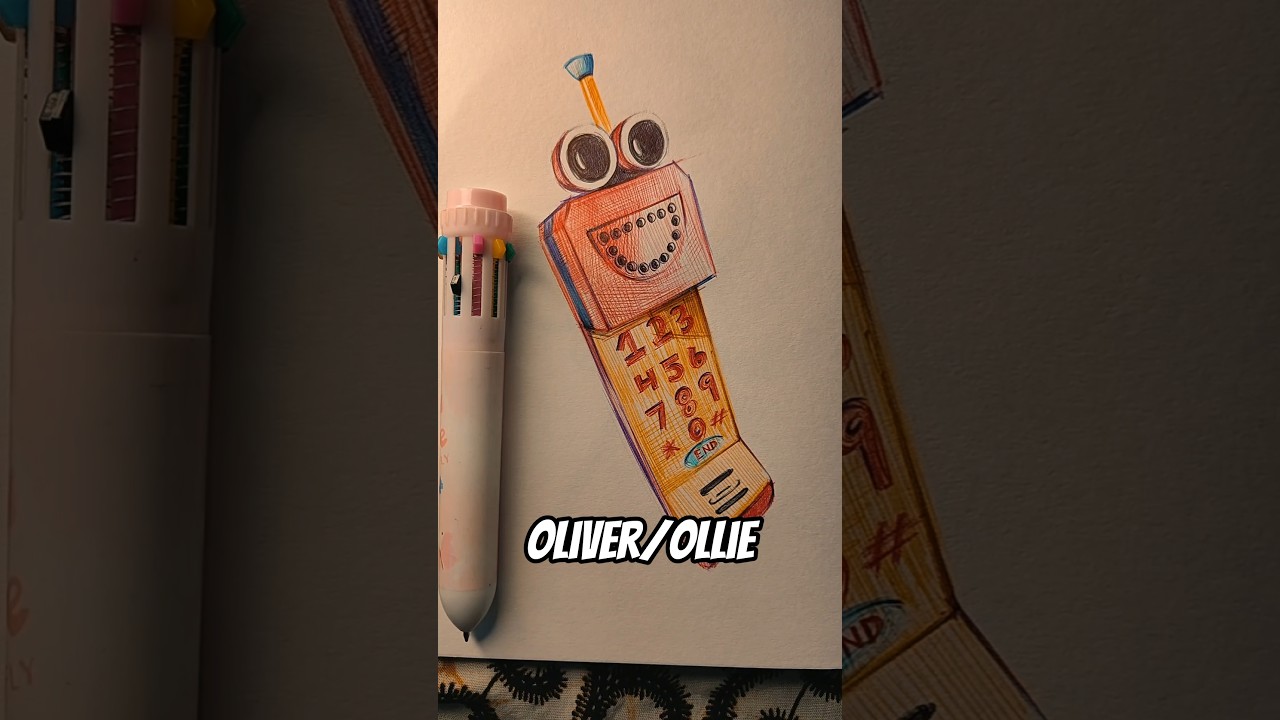 Drawing oliver/ollie from PPT #sketch#artwork #sketchbook #drawing#poppyplaytime#fyp #poppyplaytime