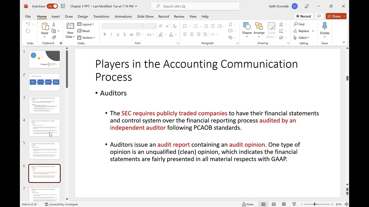Financial Accounting - Chapter 5 PPT Lecture